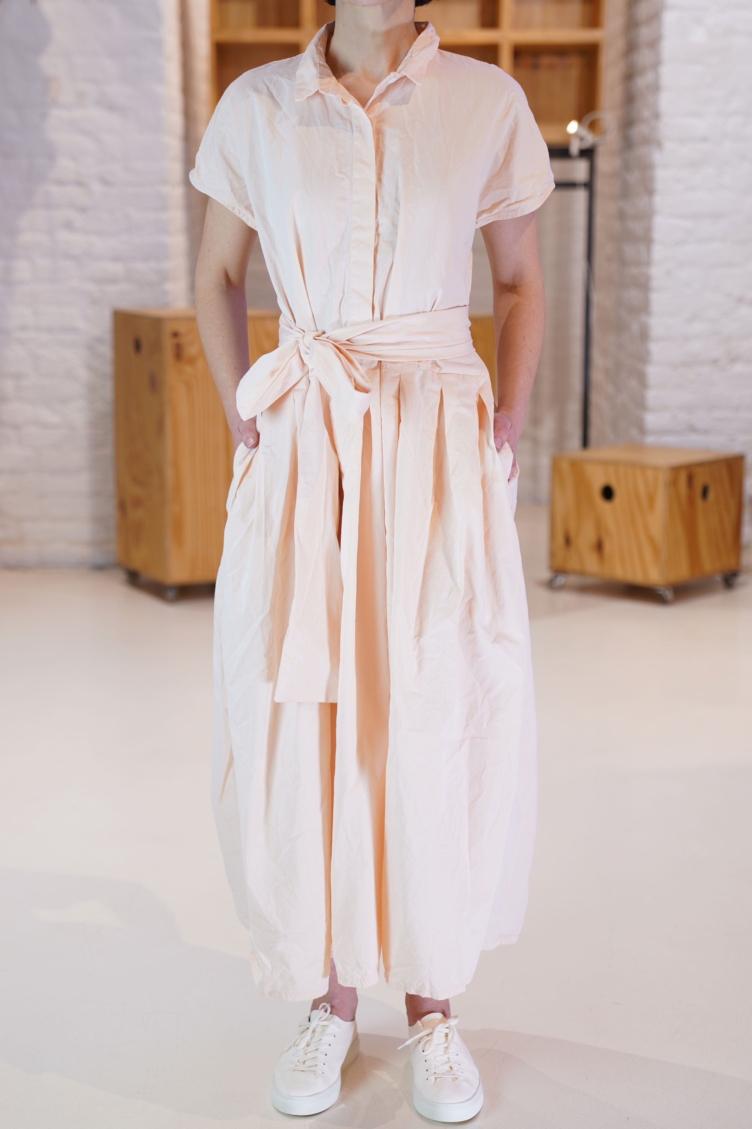 bergfabel dress lena melon | carrousel the store