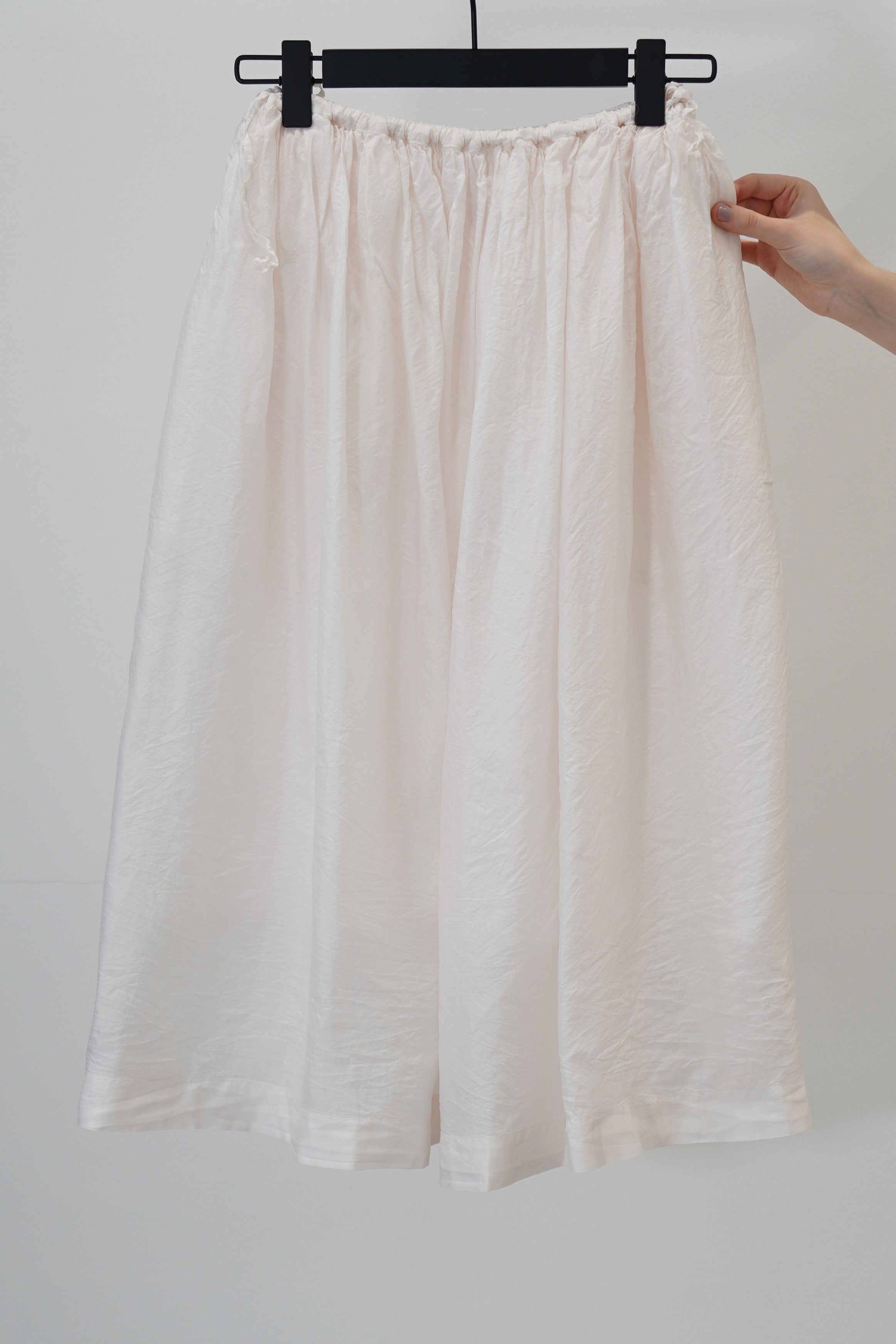 manuelle guibal silk skirt coulisse shylk blush | carrousel the store
